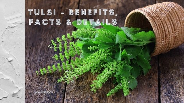 Tulsi - Benefits, Facts & Details [Queen of Herbs] | Diamond Som Foods